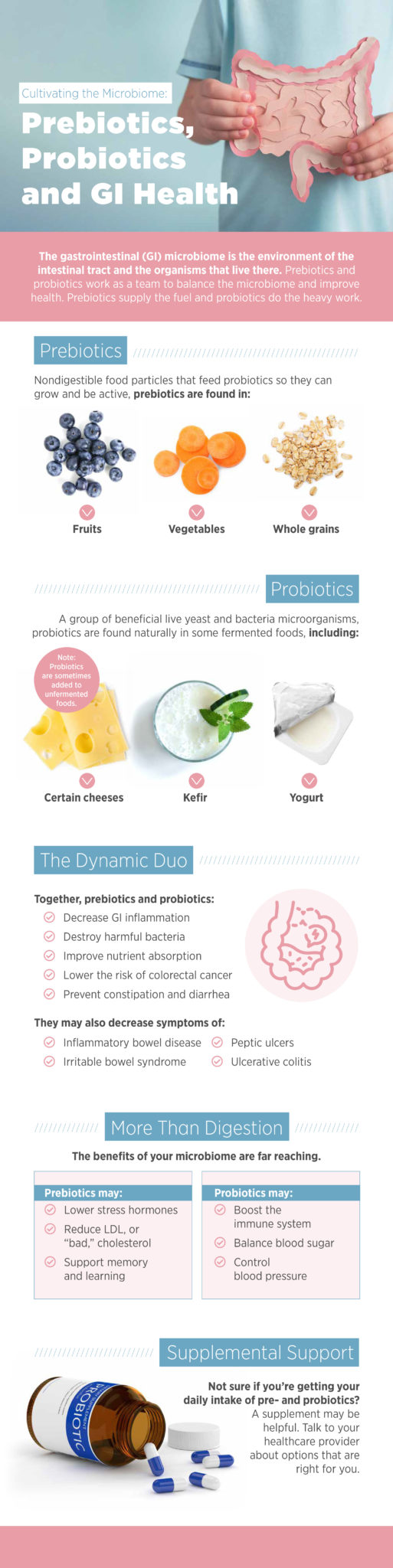 Cultivating the Microbiome:Prebiotics, Probiotics and GI Health ...
